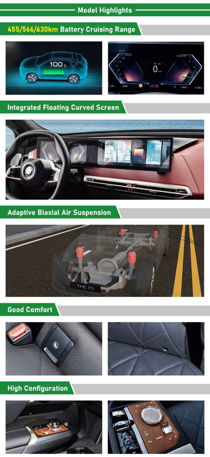 BMW IX - New Energy Electric Vehicle Sedan/SUV/Van Left Steering Wheel ...