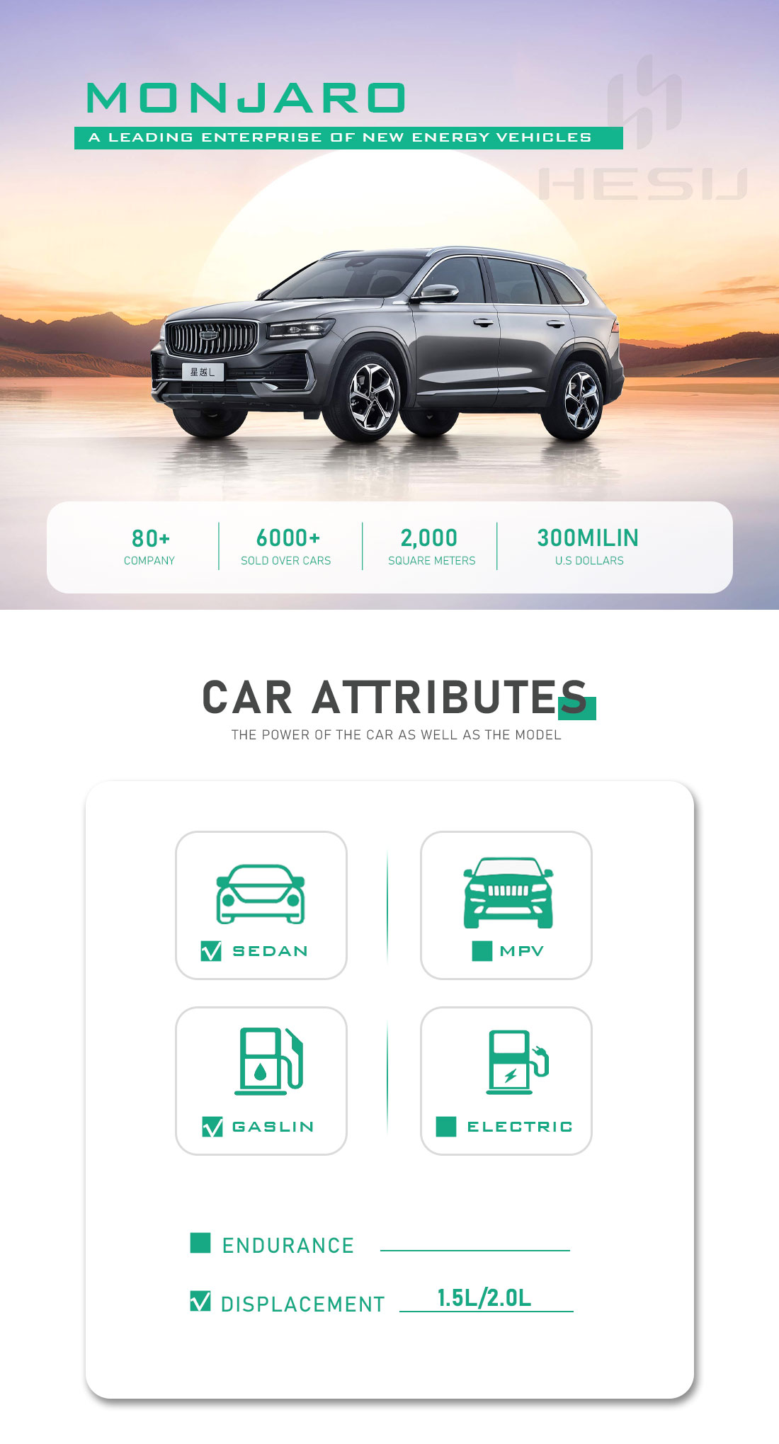 Geely Monjaro L - New Energy Electric Vehicle Sedan/SUV/Van Left ...